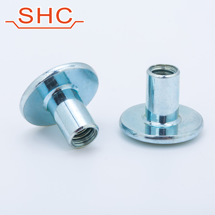 Customized sleeve nut, barrel nut, captive nut